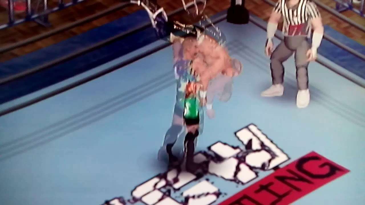 Fire pro wrestling returns perfect caw ECW revolution ring mat - YouTube