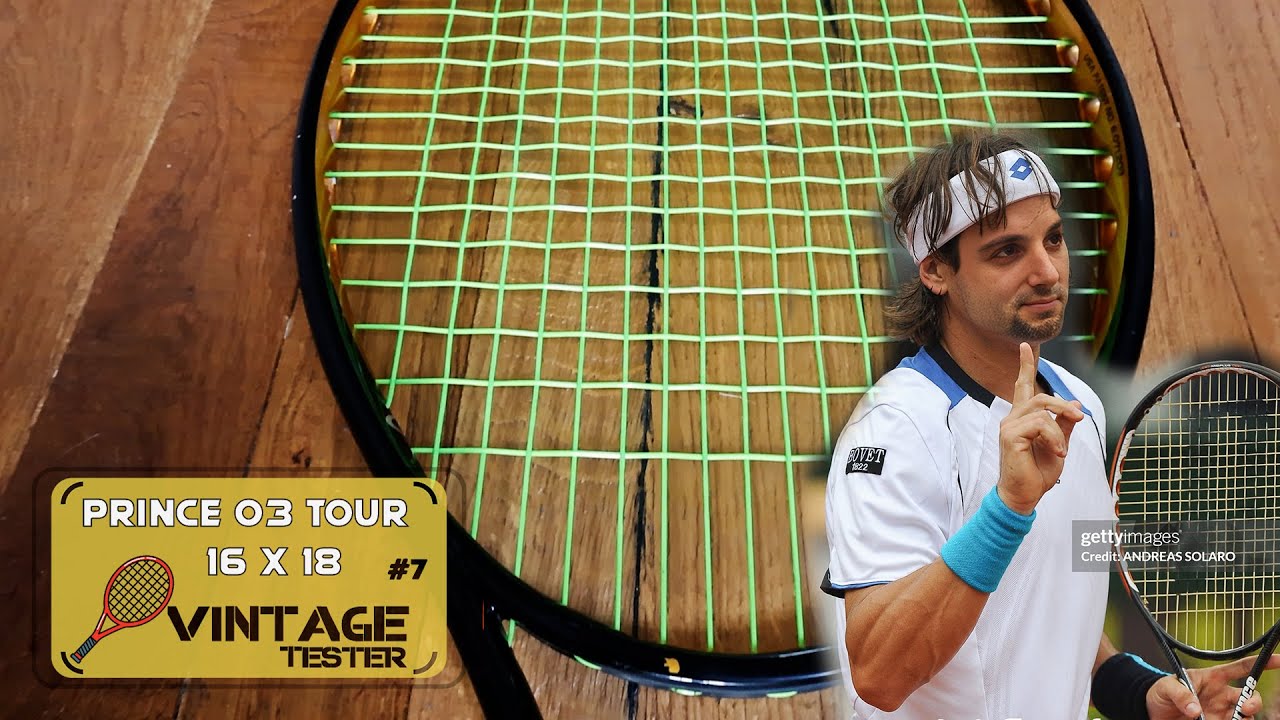 Prince O3 Tour MP 16x18 - VINTAGE Racket Review #7 - YouTube