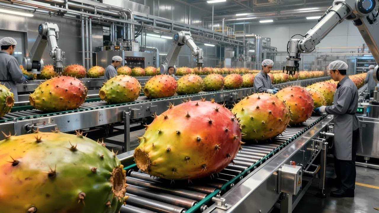 Cómo una fábrica de tuna transforma una cosecha espinosa en productos ...
