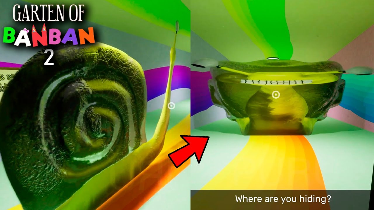 THE SNAIL BECAME 2D IN GARTEN OF BANBAN 2 - YouTube