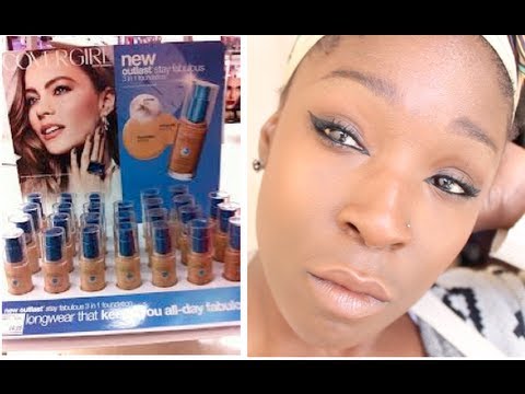 NEW Cover Girl 3 in 1 Foundation (Soft Sable) on Women of Color Dark ...