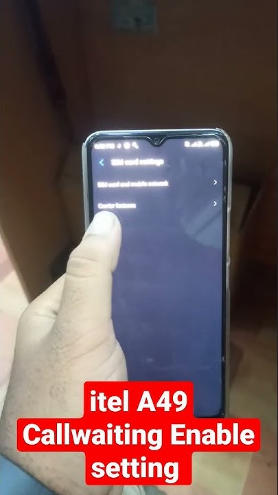 call waiting enable setting itel mobiles #short - YouTube