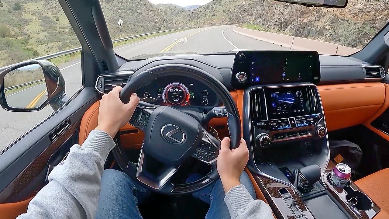 Lexus LX600 Ultra Luxury POV review - FANTASTIC interior! - YouTube