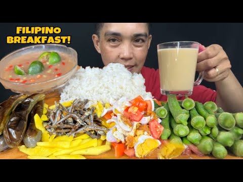 Simpleng Pinoy Almusal Mukbang Asmr | Filipino Food Mukbang Philippines ...