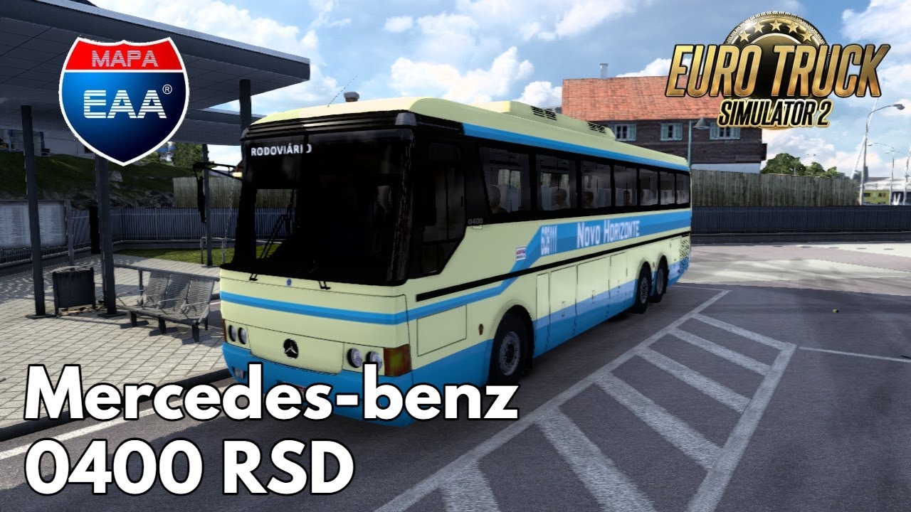 Mercedes-Benz 0400 RSD | ETS2 Mods Bus | Mapa EAA - YouTube