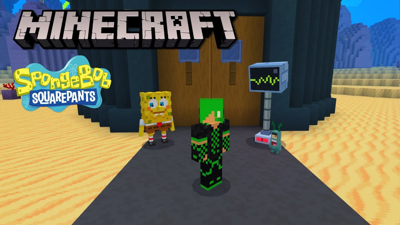 Minecraft - SpongeBob SquarePants DLC Part 3 - YouTube