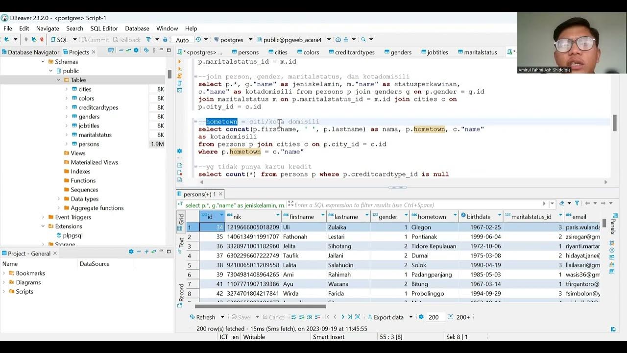 Pembuatan Spatial Database Menggunakan PostgreSQL dan PostGIS - YouTube