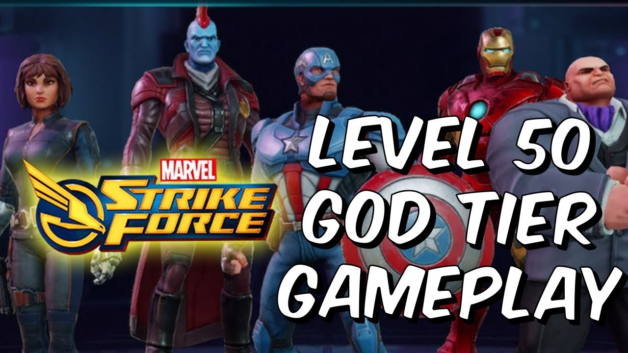 Level 50 God Tier Gameplay - Top Character Showcase - Marvel Strike ...