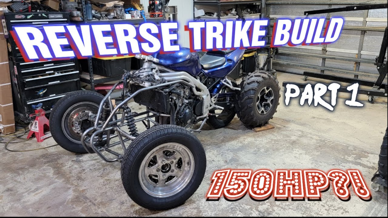 Reverse Trike Build || 150hp On and Off-road Party Trike Part 1 - YouTube