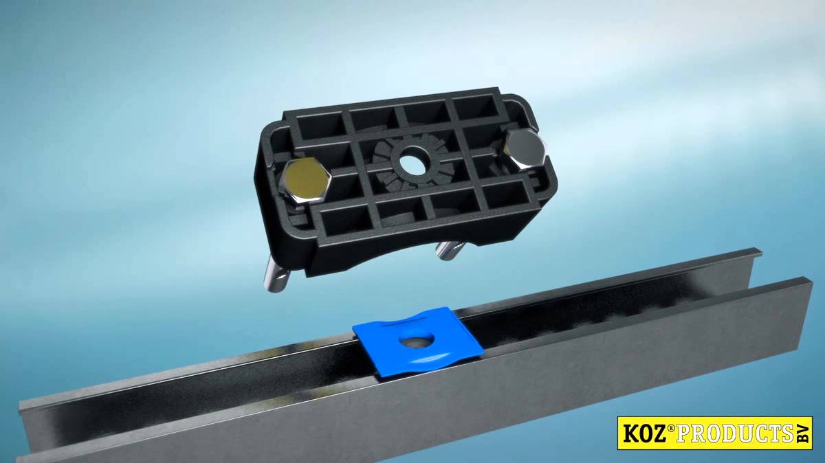 KOZ cleat center hole with bolts - YouTube