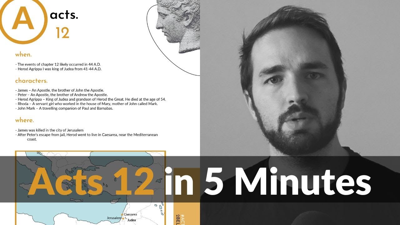 Acts 12 Summary in 5 Minutes - 2BeLikeChrist - YouTube