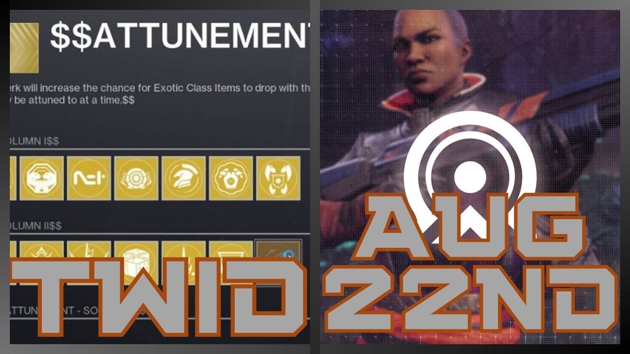Class Item Attunement & Act III Preview | TWID Update Update For August ...