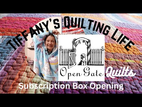 Opening The November 2022 Open Gate Quilts Project Box - YouTube
