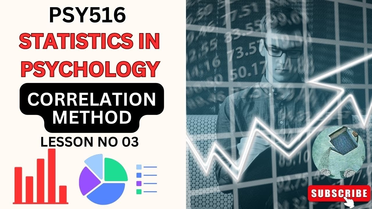 PSY516 || Statistics in Psychology || Lesson no 3 || Correlational Methods || Short Lecture ...