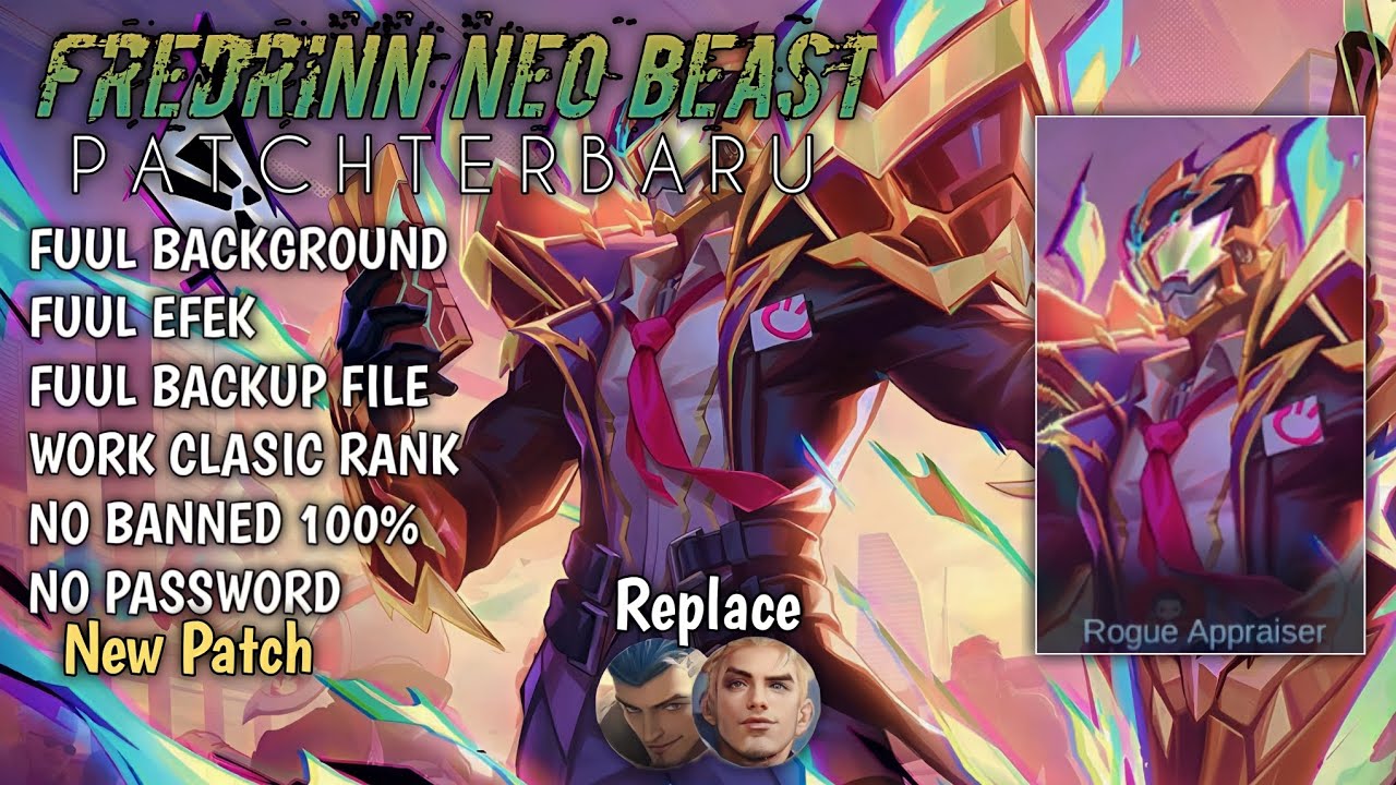 New Script Skin Fredrinn Neo Beast No Password | Full Effect & Voice ...