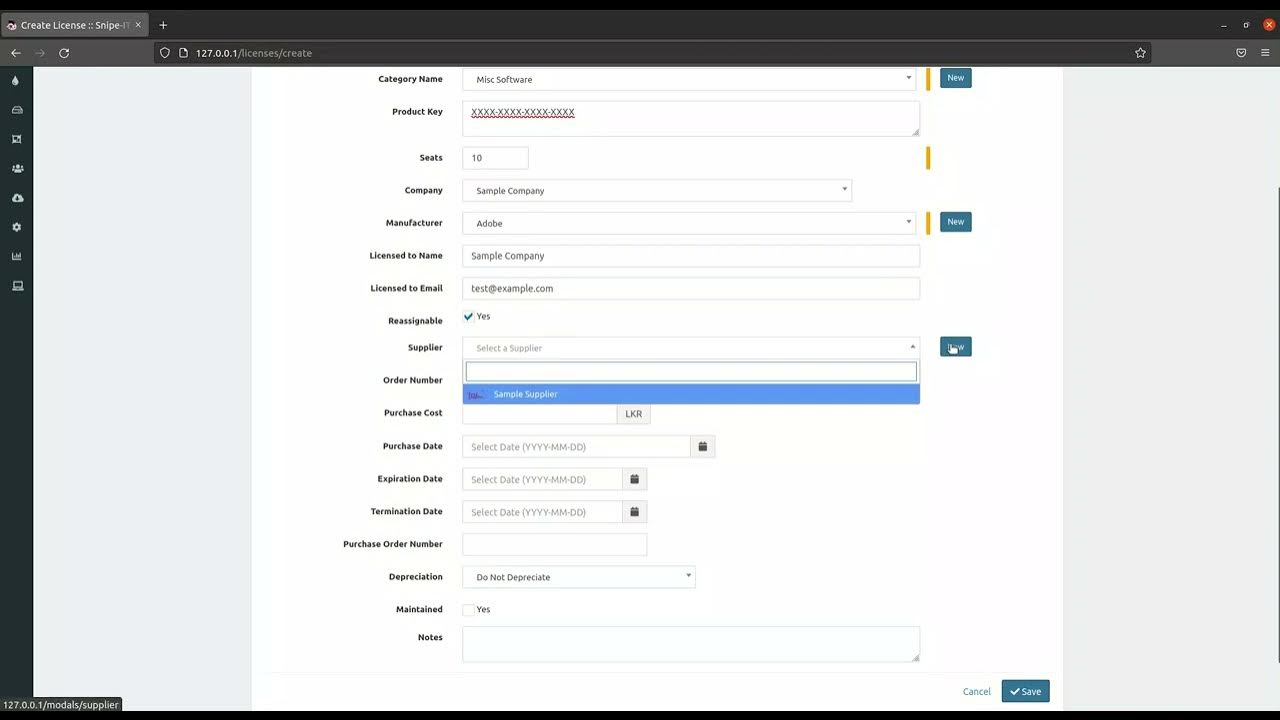03 Onboard License - Asset management using Snipe-IT - YouTube