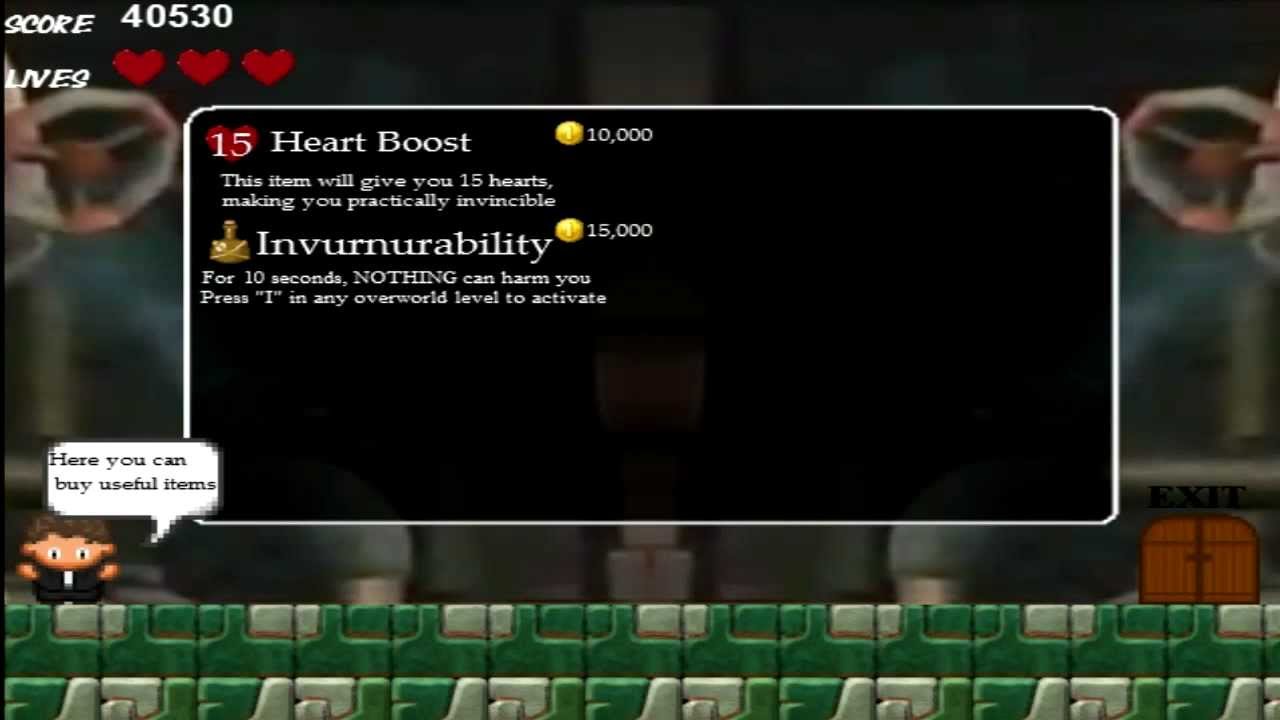 The Warp Guy - Item Shop and Invurnurability - YouTube