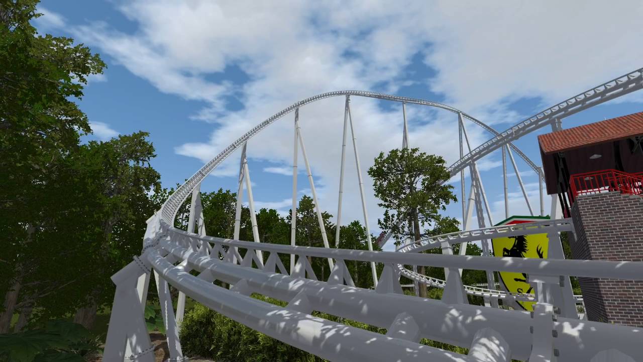 Ferrari The Ride - Intamin Accelerator Coaster - No Limits 2 Pro - YouTube