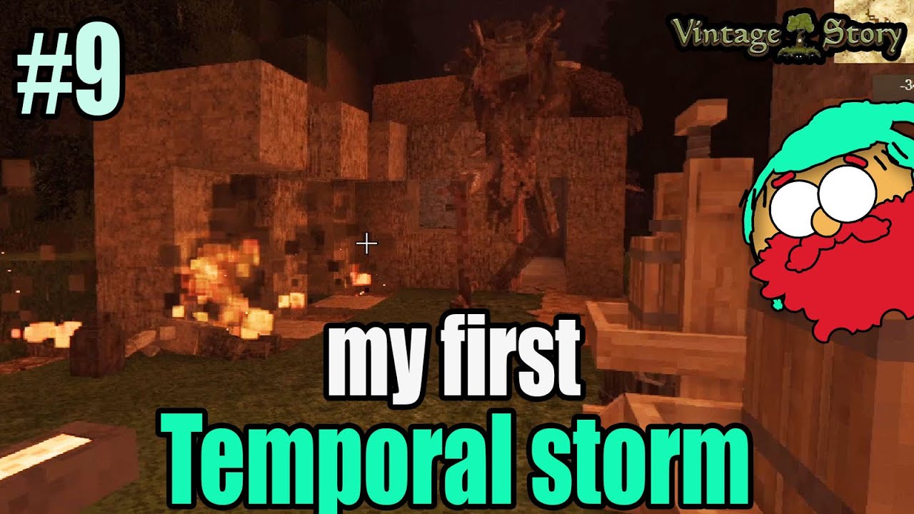 My First Temporal Storm and I Totally Panicked!!! | Vintage Story ...