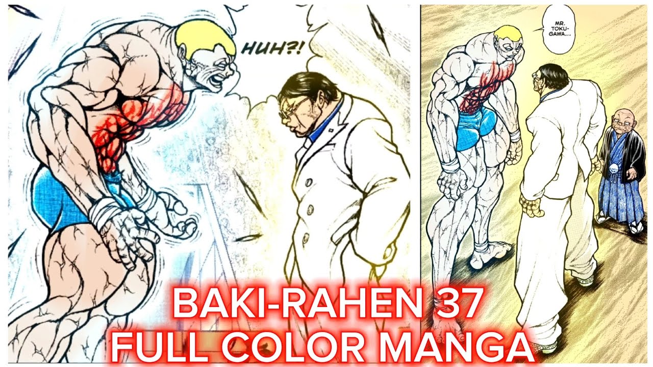 BAKI-RAHEN CHAPTER 37 FULL COLOR MANGA/ Blood!!! - YouTube