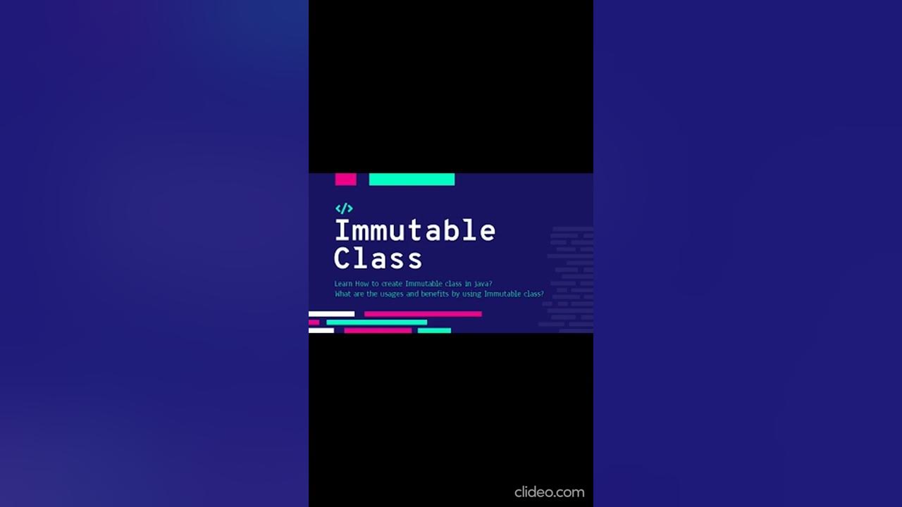 Immutable Class Java Shorts Youtube