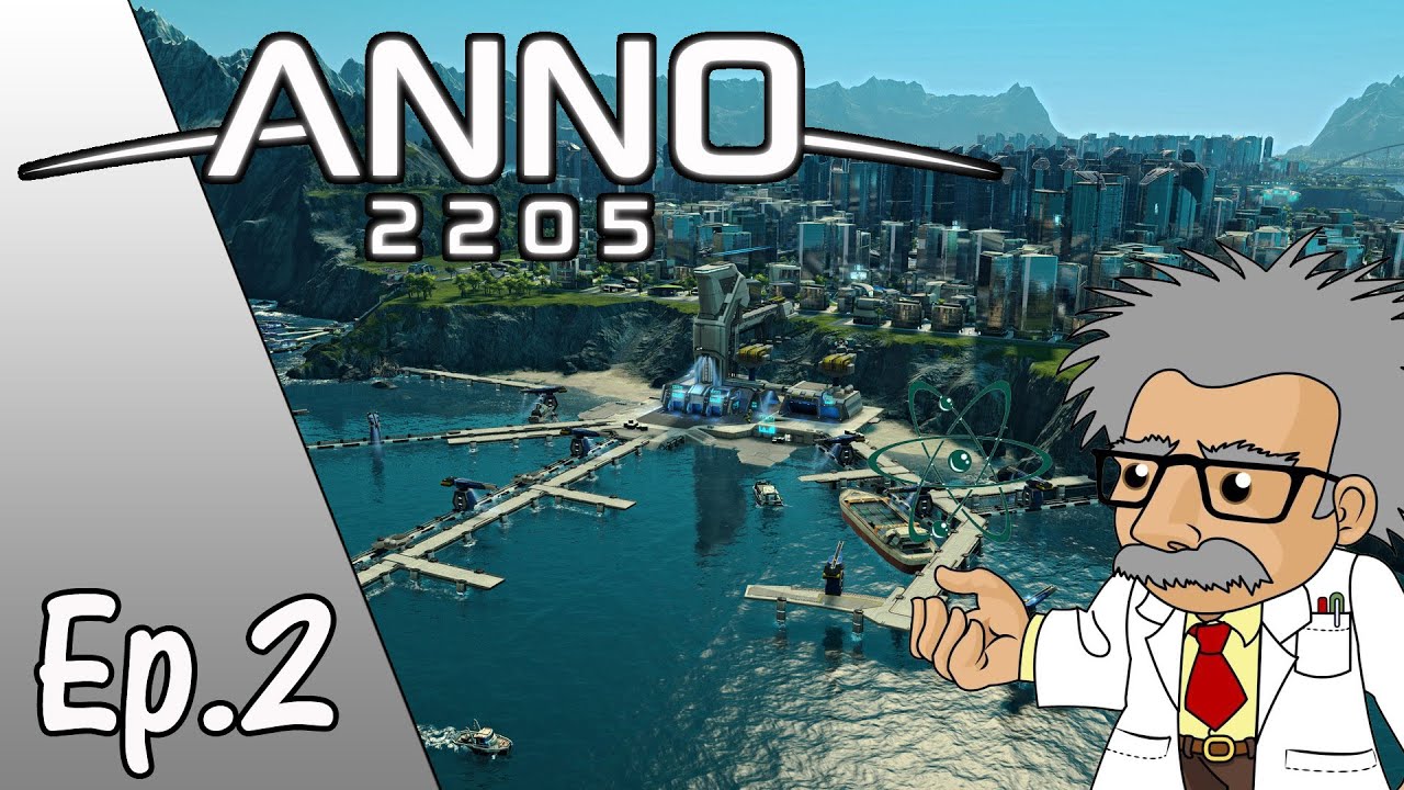 Anno 2205 Gameplay - Ep.2 - SPACEPORT UPGRADE! - Let's Play - City ...
