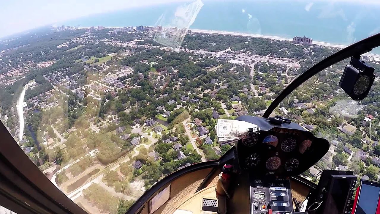 Myrtle Beach Helicopter tour GoPro Hero 4 HD - YouTube