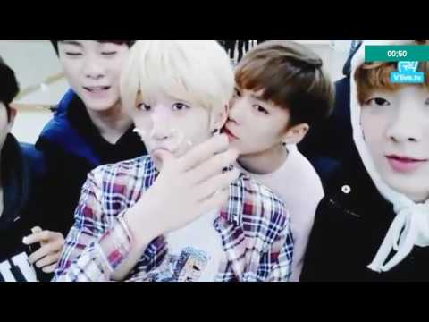 Rocky kisses JinJin