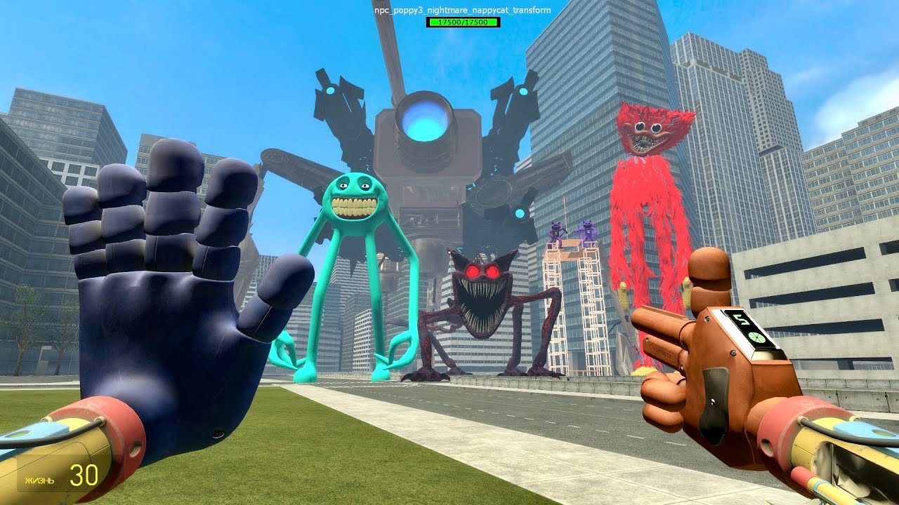 [4K] Roblox INNYUME SMILEY'S STYLIZED NEXTBOT vs POPPY PLAYTIME CHAPTER ...