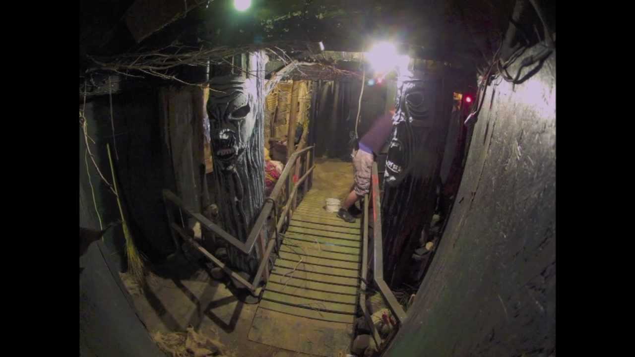 A Look Inside The Haunted Barn: Demolition! - YouTube