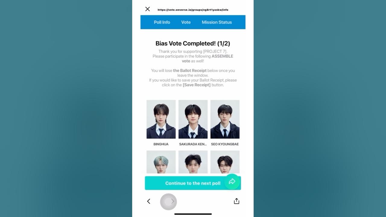 tutorial on how to vote for project 7 trainees on the weverse app - YouTube