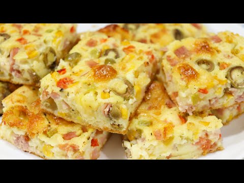 FIZ A MELHOR E MAIS FÁCIL TORTA DE LIQUIDIFICADOR PARA O LANCHE! VOCÊ FICARÁ SURPRESO COMO É FÁCIL