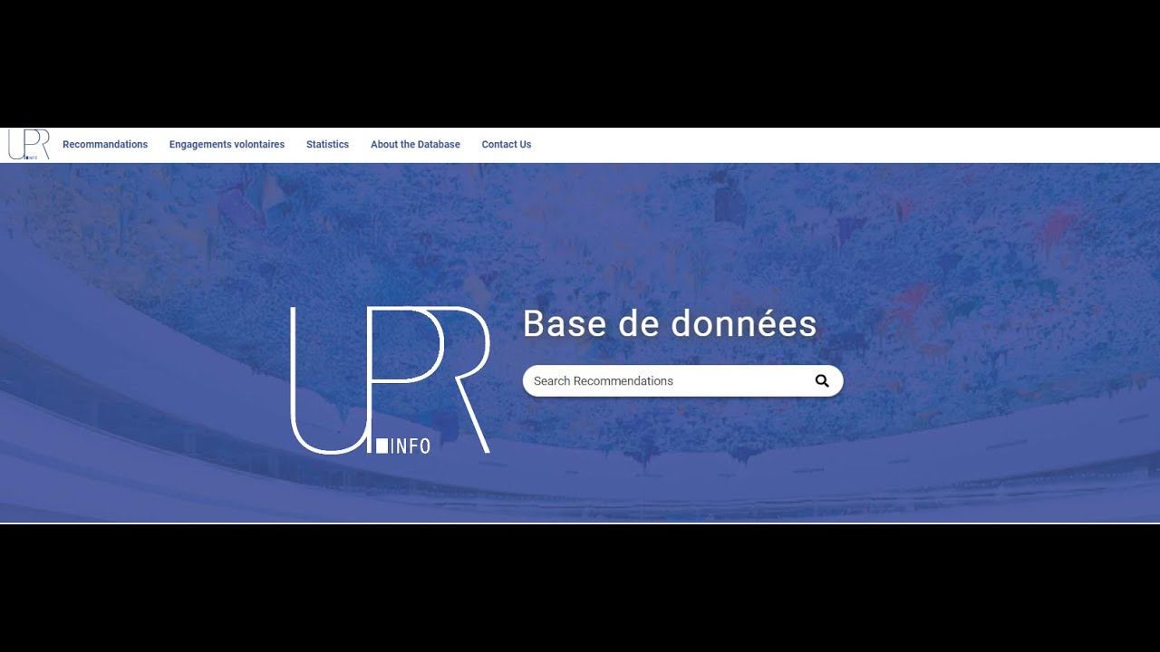 UPR Info: La base de données - YouTube