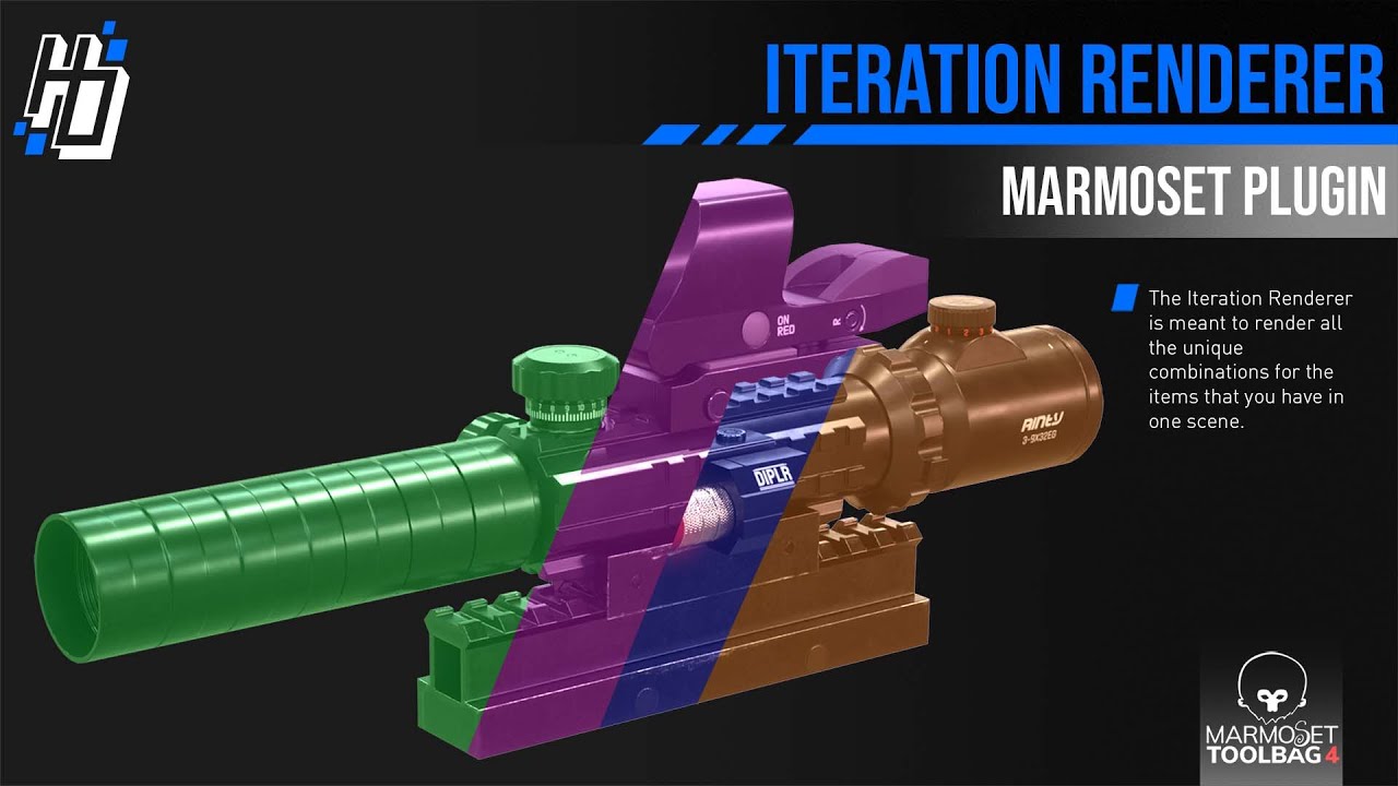 Marmoset 4 Iteration Renderer - Showcase - YouTube