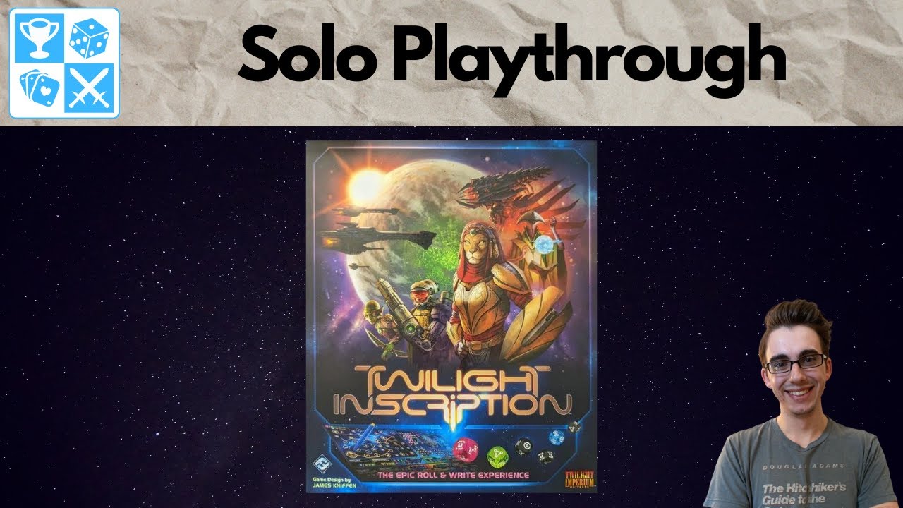 THE epic space roll & write! Twilight Inscription [Solo Playthrough ...