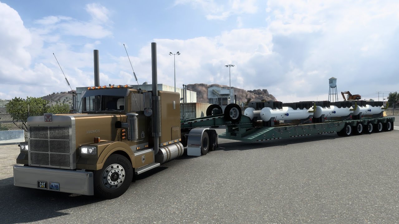 American Truck Simulator 2023 1.47 Marmon 57p / Dragon plateau From ...