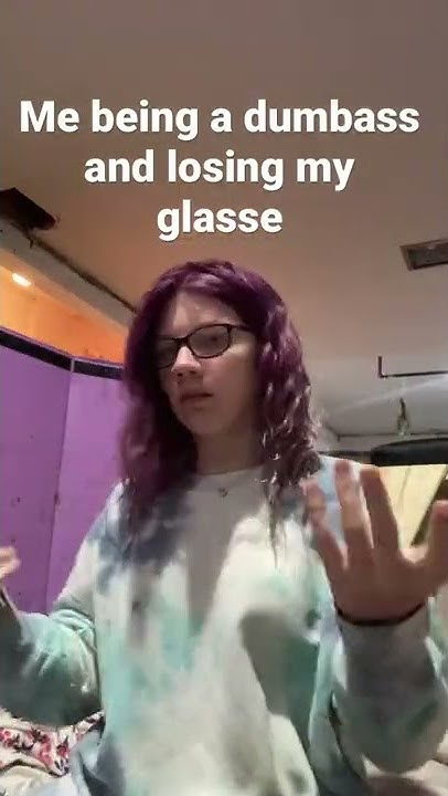 I “lost my glasses” - YouTube