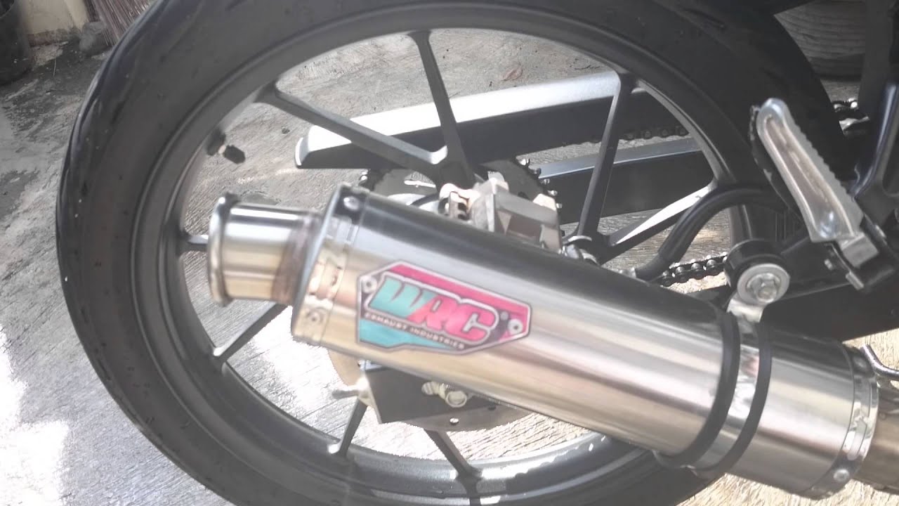 Knalpot WRC (satria fu) - YouTube