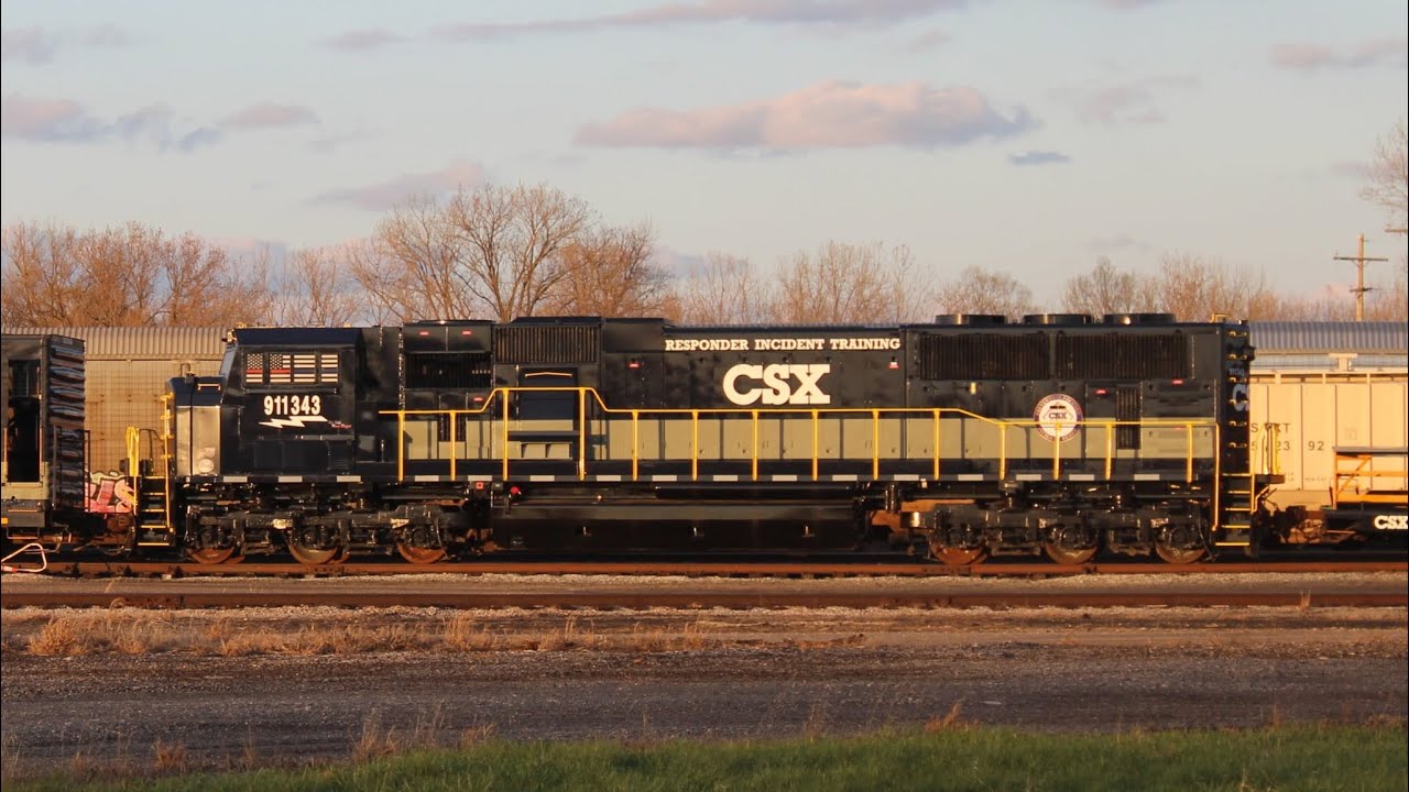 CSX 911343 Awaiting to leave Parsons Yard - YouTube