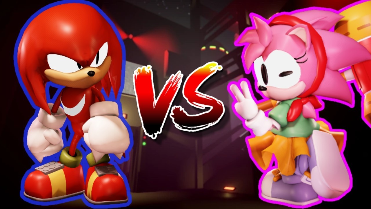 KNUCKLES VS. AMY | Outcome Memories - YouTube