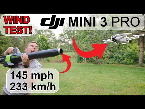 DJI Mini 3 Pro EXTREME WIND TEST! Category 4 HURRICANE wind speed!