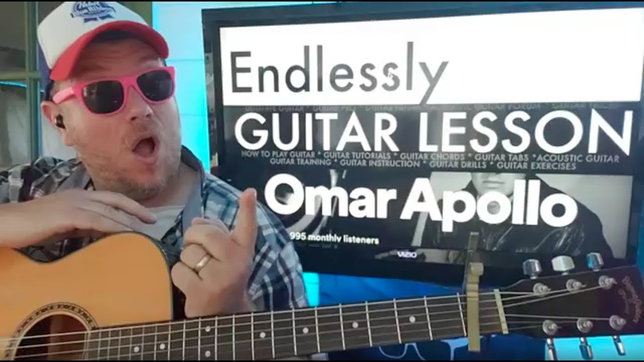 How To Play Endlessly - Omar Apollo Guitar Tutorial (Beginner Lesson ...