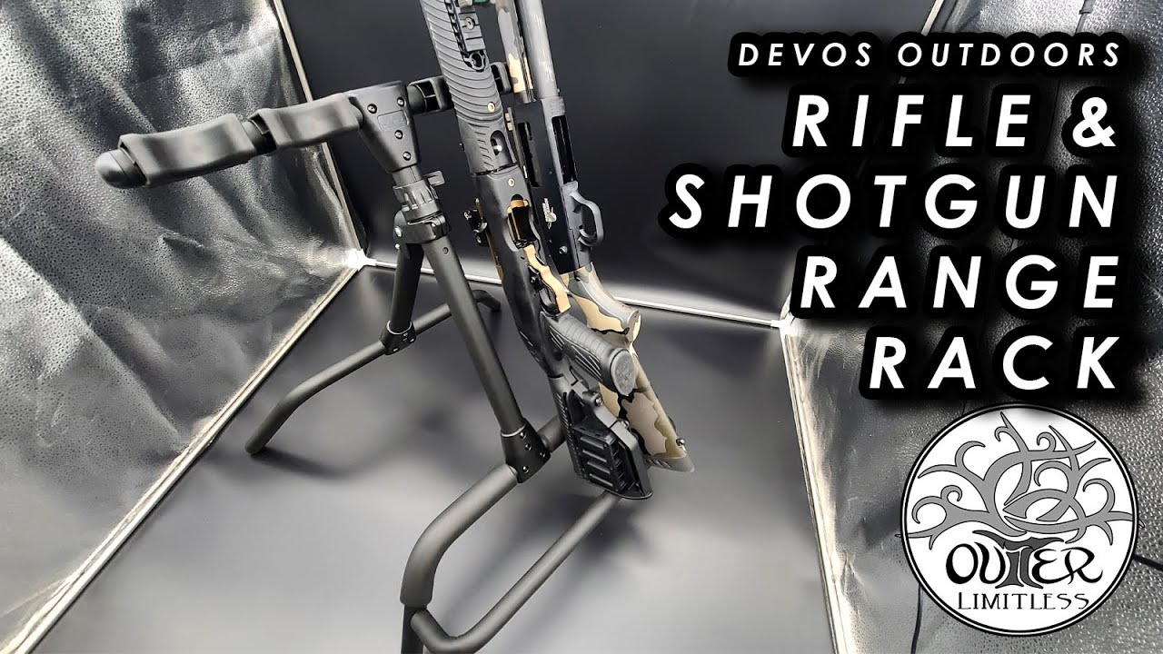 Shotgun and Rifle Stand: Devos Range Rack - Nice!! - YouTube
