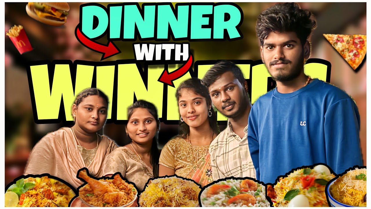DINNER WITH WINNERS // CONTEST -5 // ORANGE RESTAURANT// ELURU // - YouTube
