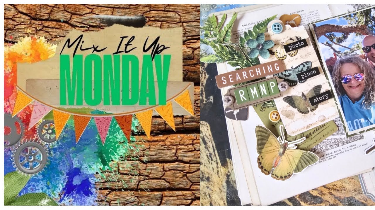 Using a large photo for Mix it up Monday - YouTube