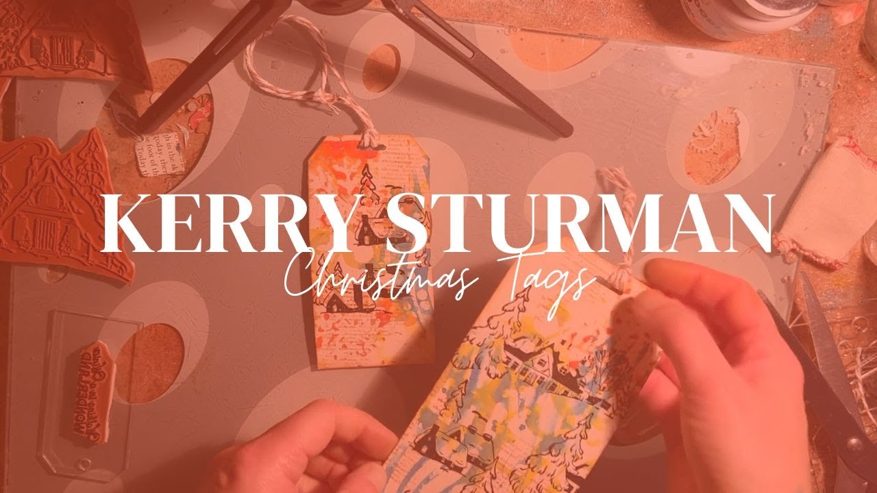 Christmas Tags with Kerry Sturman - YouTube