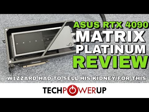 Most expensive GPU: ASUS ROG GeForce RTX 4090 Matrix Platinum Review ...