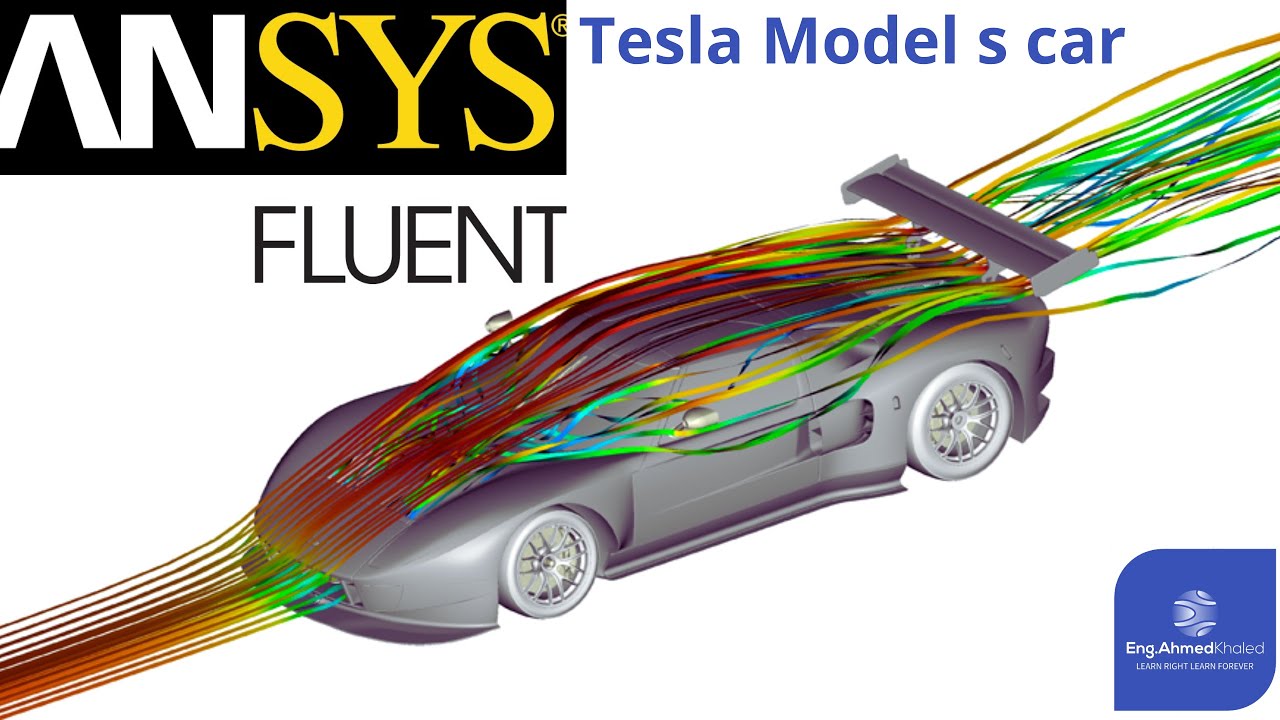 Simulation on a tesla model s 3D car - YouTube