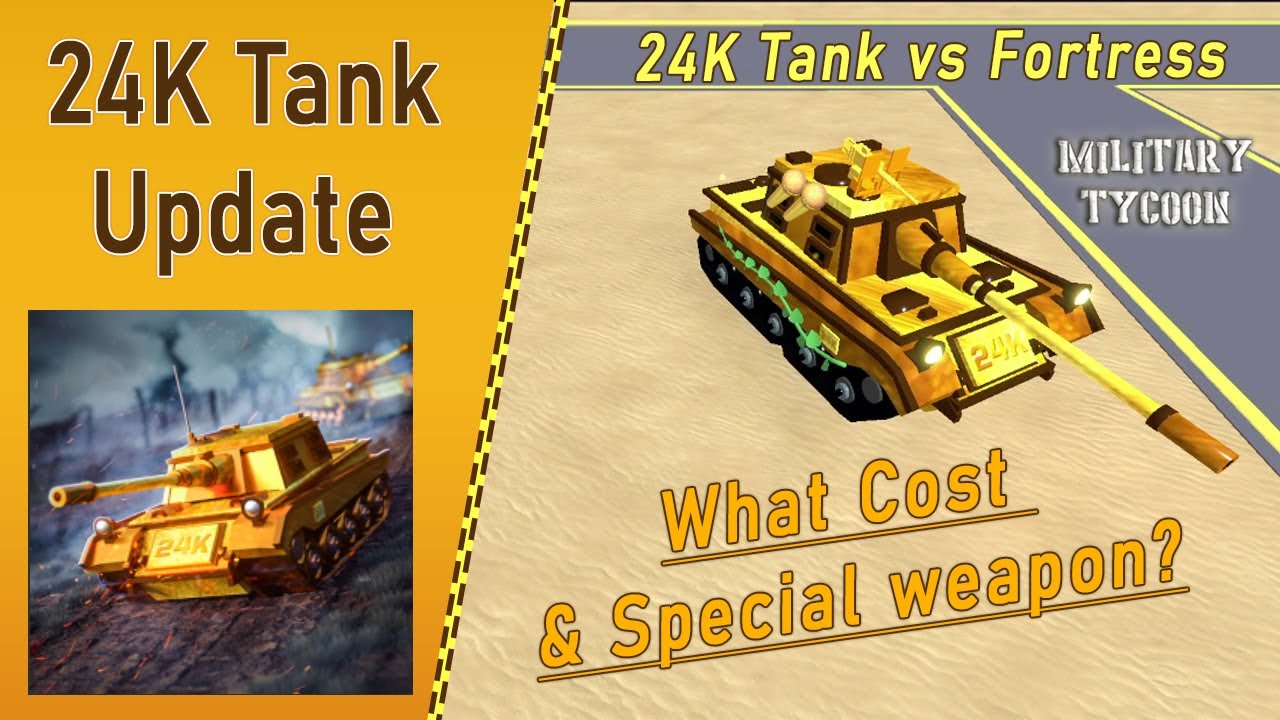 Golden Military Tanks