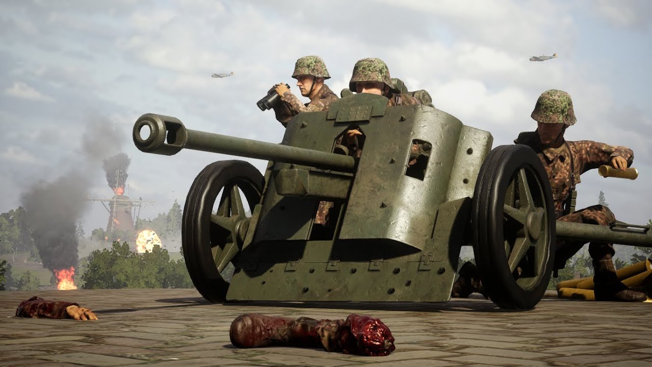 Post Scriptum Anti Tank Gun Squad Logi Highlights - 4K [GER Comms/ENG ...